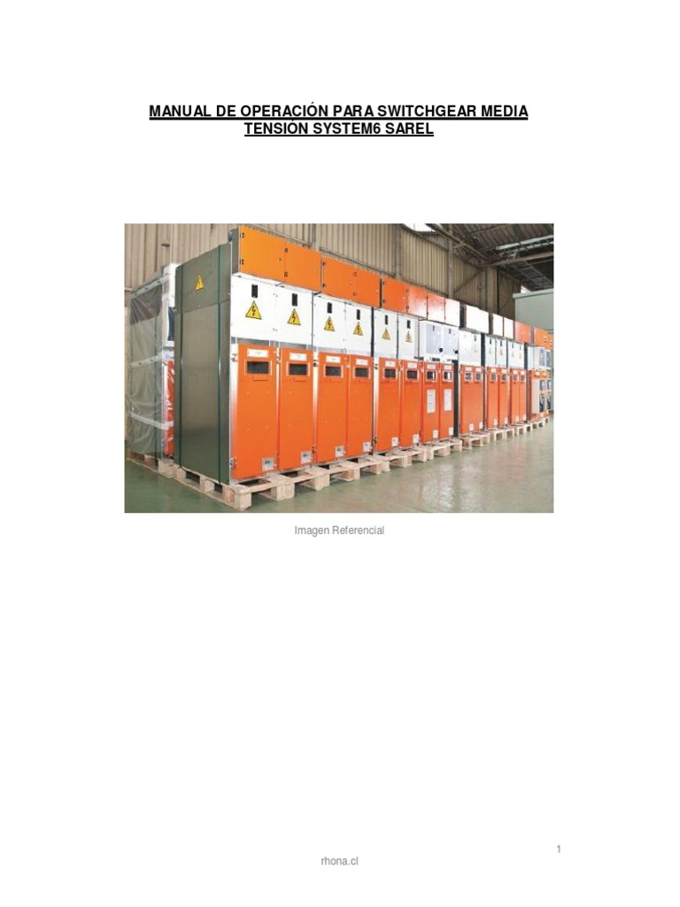 Manual de Operacion Celda MT | PDF | Eje | Conmutador de red