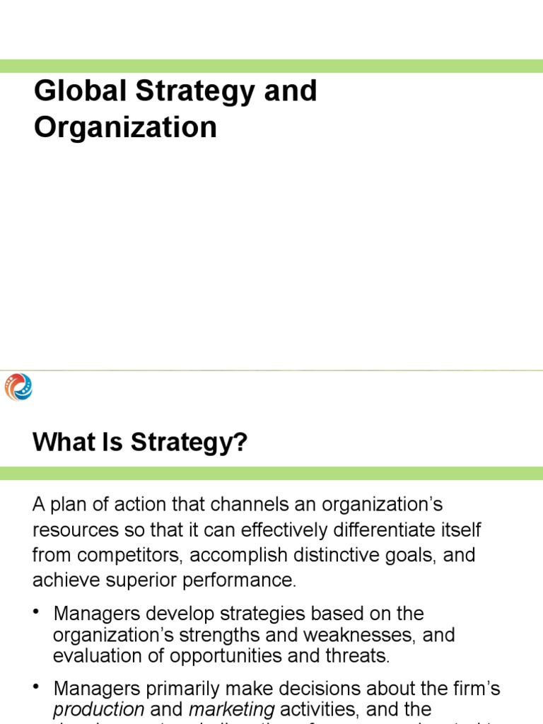 Strategy and Structure of International Business | Download Free PDF ...