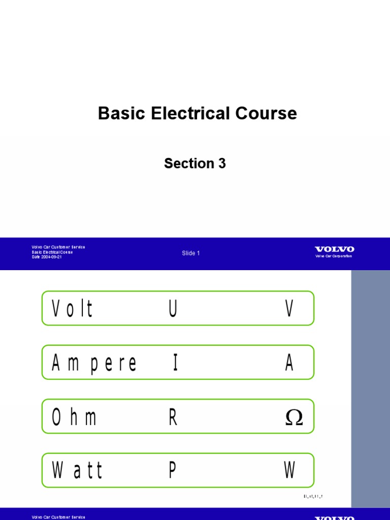 Basic Electrical Course | PDF | Electricity | Electromagnetism