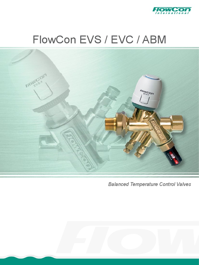 Flowcon Evs Evc Abm | PDF | Valve | Building Engineering