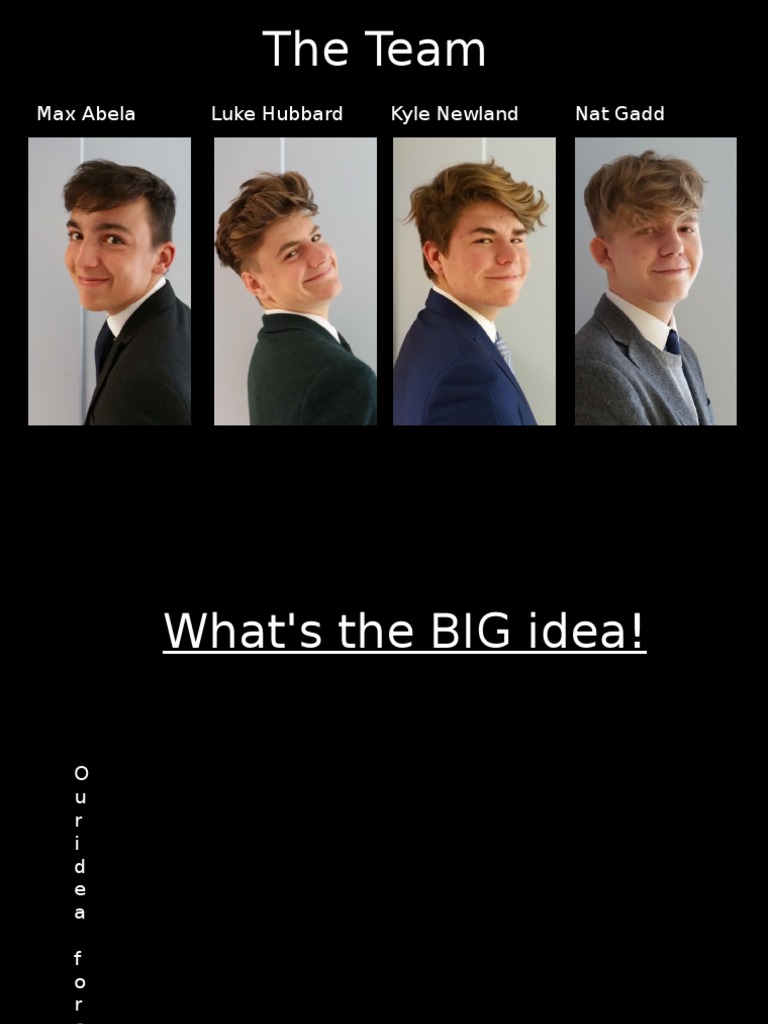 The Team: Max Abela Luke Hubbard Kyle Newland Nat Gadd | PDF