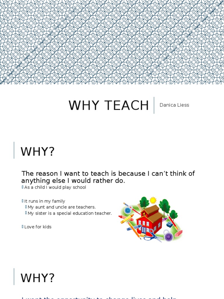 Why I Want to Teach: A Personal Journey | PDF