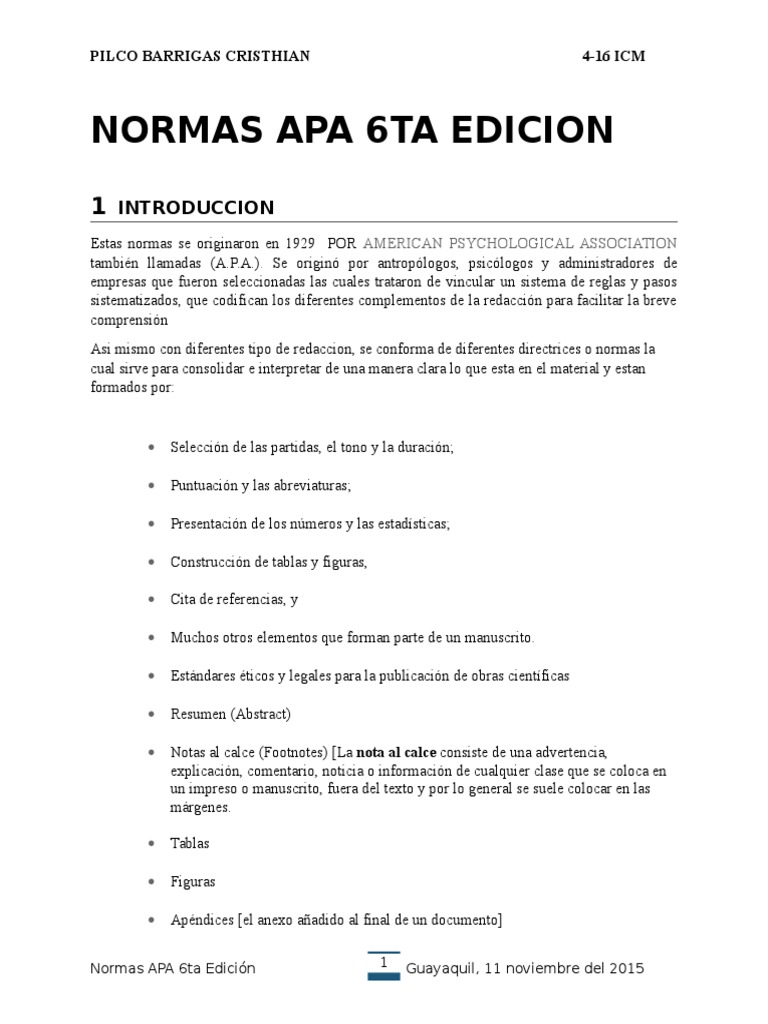 Apa 6ta Edicion | PDF | Soporte | Comillas