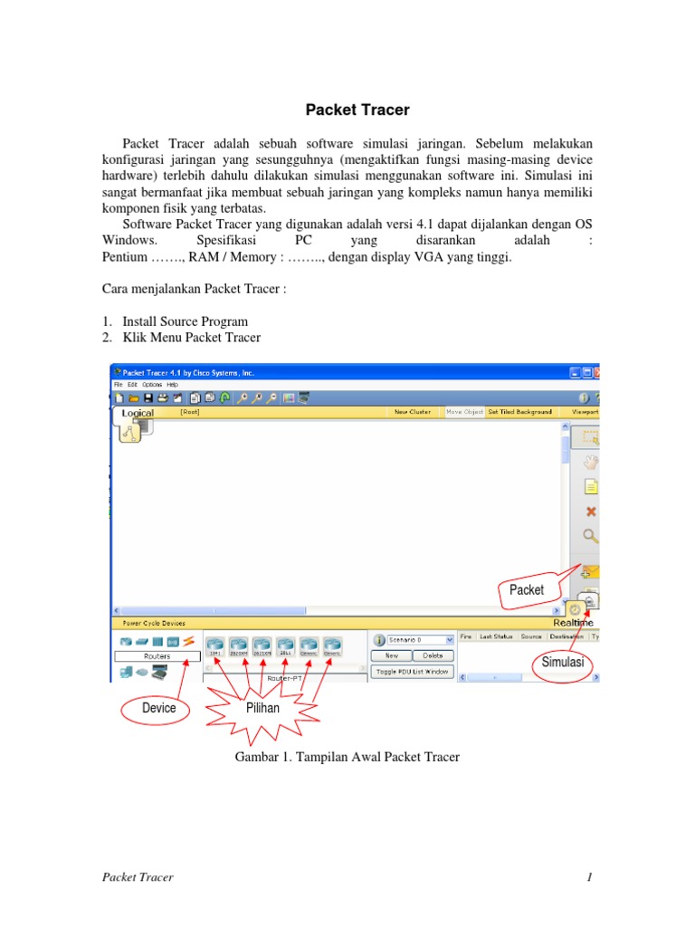 Tutorial Cisco Packet Tracer PDF | PDF