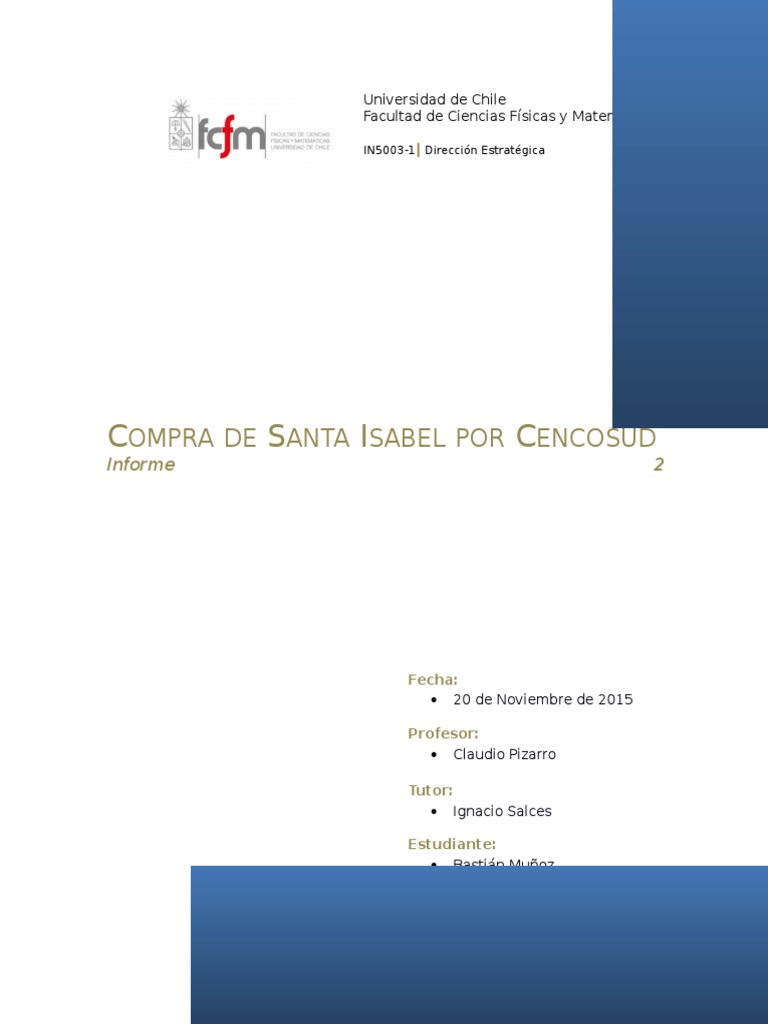 Compra de Santa Isabel por parte de Cencosud | Walmart | Al por menor ...