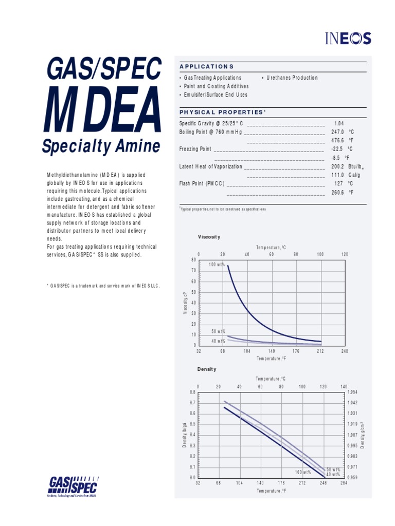 Product Data Sheet - MDEA | Download Free PDF | Implied Warranty ...