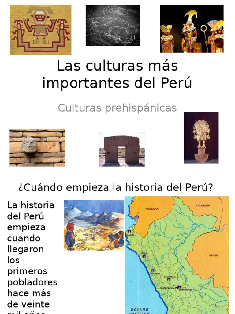 Las Culturas Mas Importantes Del Peru | PDF | Perú | Arqueología