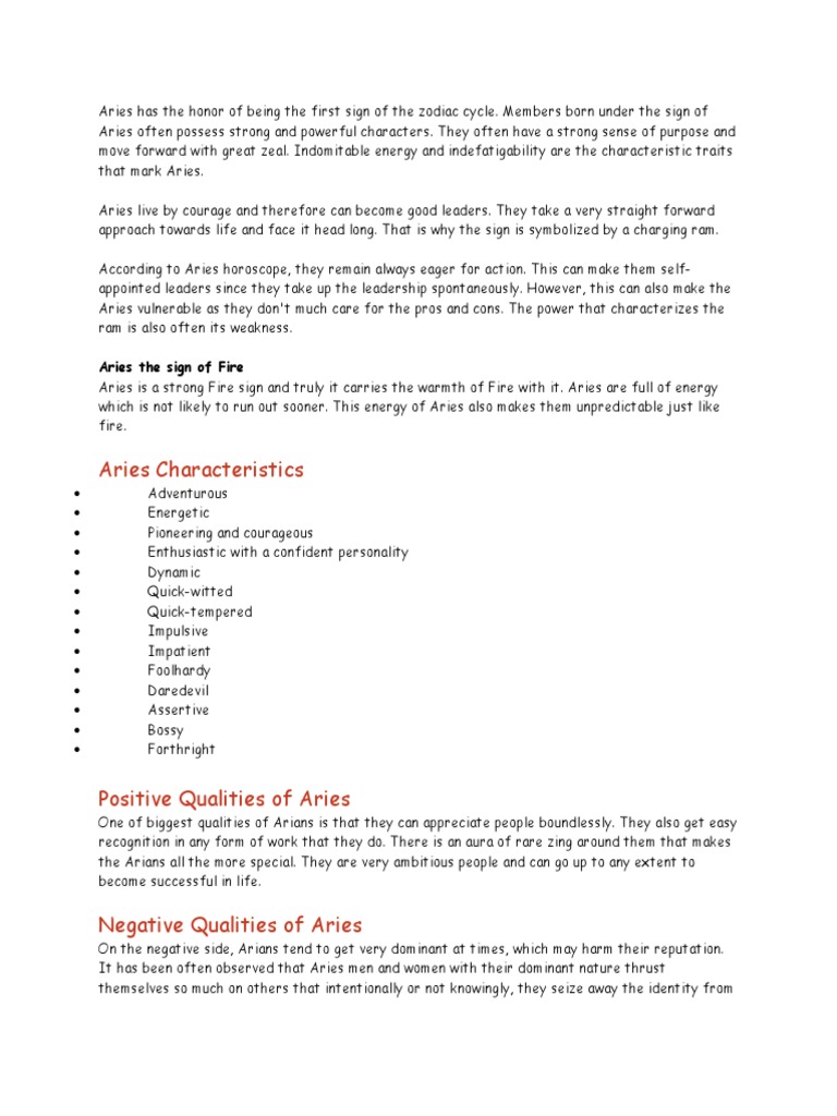 Zodiac Signs | PDF | Astrological Sign | Planets In Astrology