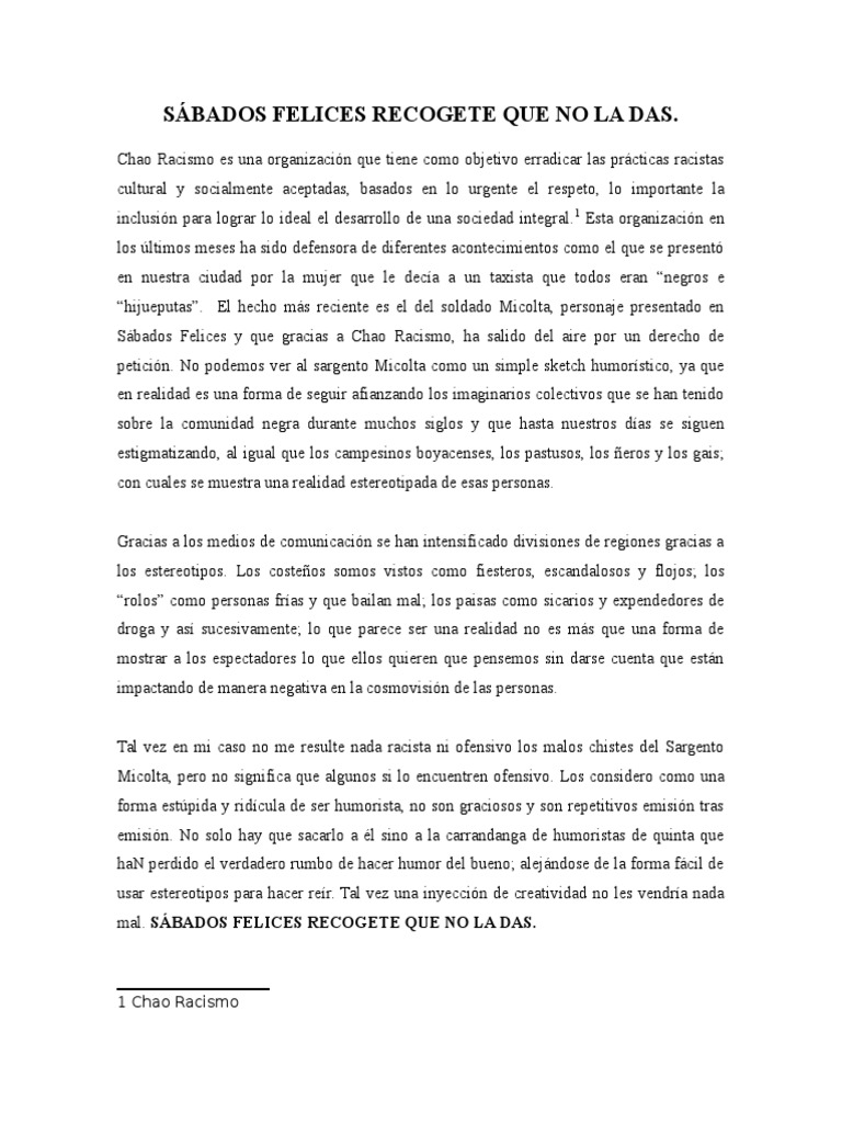 El Soldado Micolta | PDF | Política | Ciencias sociales