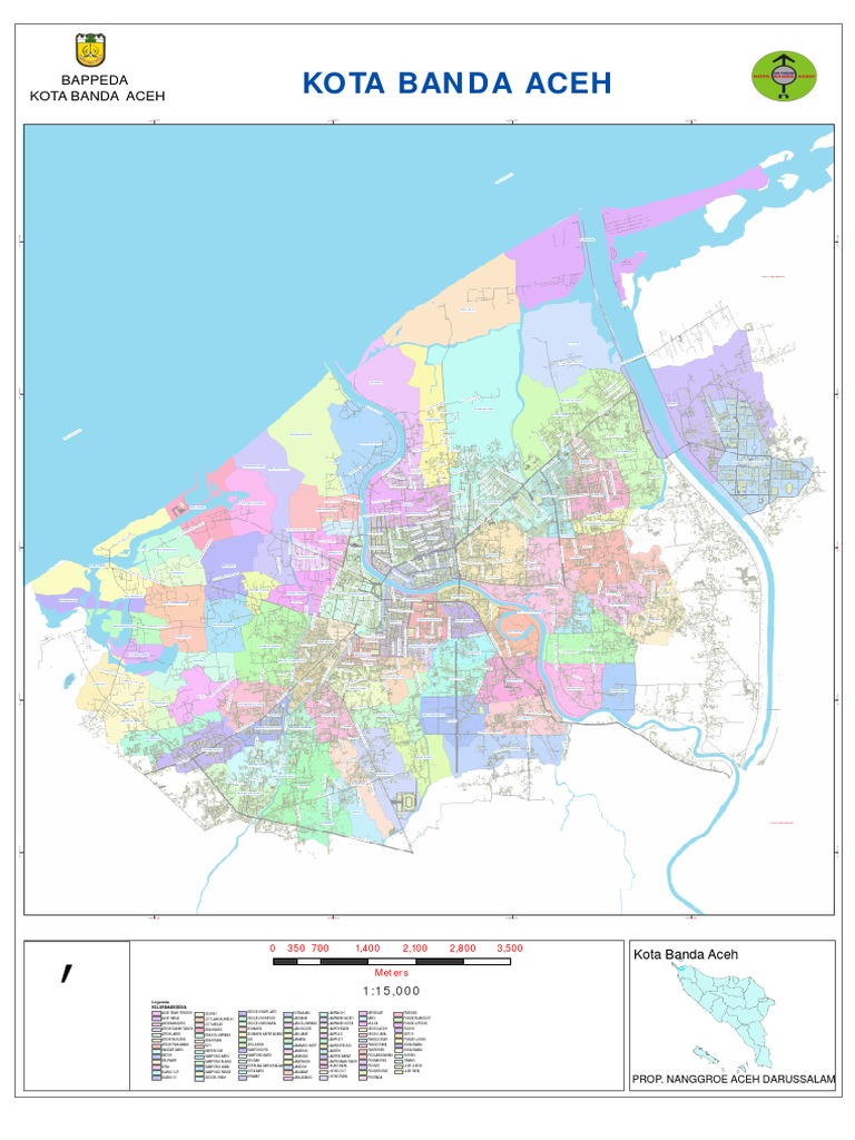 Peta Kota Banda Aceh