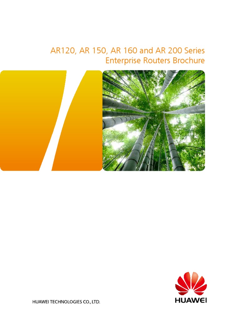 HUAWEI AR120 AR150 AR160 and AR200 Series Enterprise Routers Datasheet ...