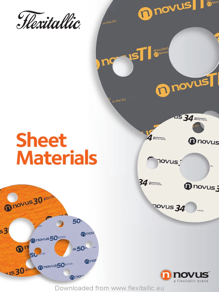 Guide to Flexitallic Sheet Materials | PDF | Sheet Metal | Mechanical Engineering