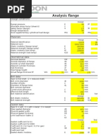 Flange Excel New | PDF | Mechanical Engineering | Nature