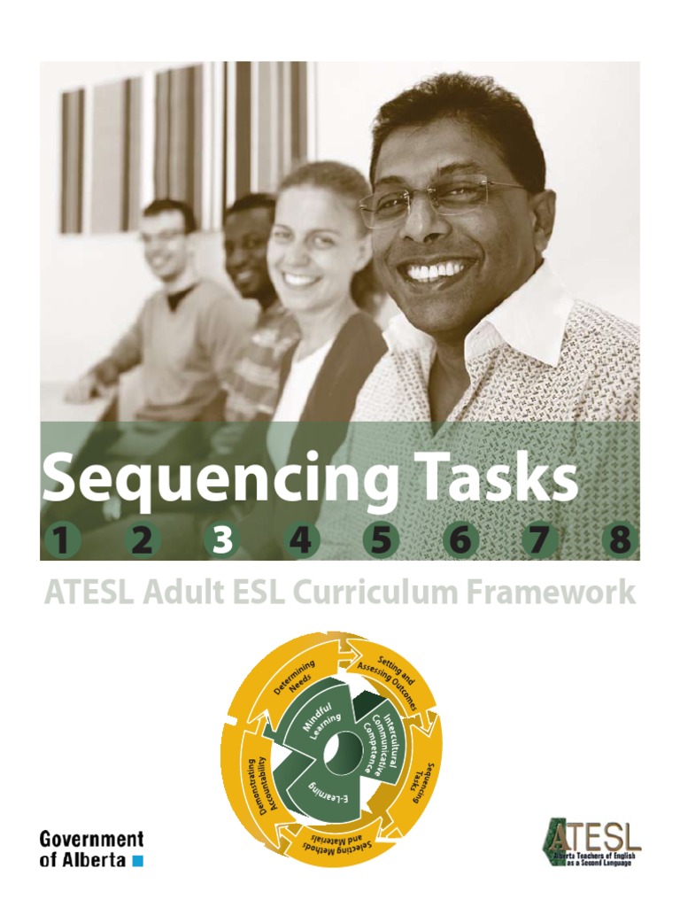 Sequencing Tasks in Adult ESL Curriculum | PDF | Career & Growth ...