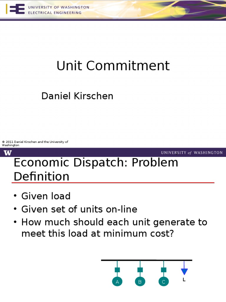 Unit Commitment | PDF | Cogeneration | Mathematical Optimization Unit Commitment | PDF | Cogeneration | Mathematical Optimization