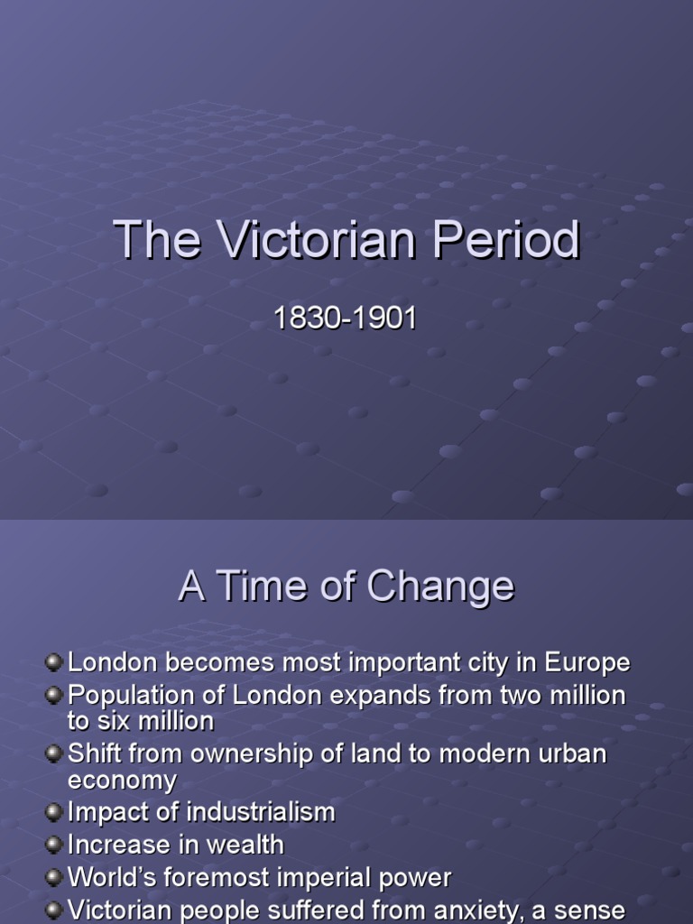 The Victorian Period-1 | PDF | Victorian Era | Queen Victoria