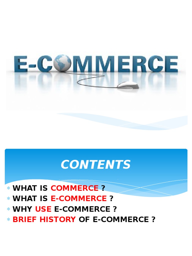 E Commerce | PDF | E Commerce | Financial Technology