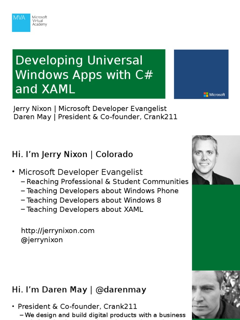 01 - Building Universal Windows Apps - Part 1 | Download Free PDF ...