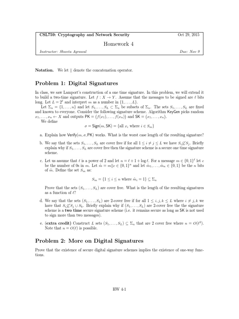 Homework 4: ' N 1 L N N 1 L | Download Free PDF | Function (Mathematics ...