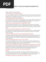 Important Questions on The Third Level | PDF