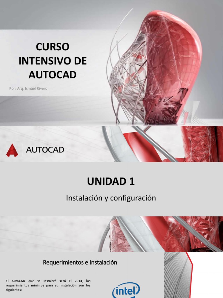 Presentación de Curso AutoCAD | PDF | Microprocesador | Informática