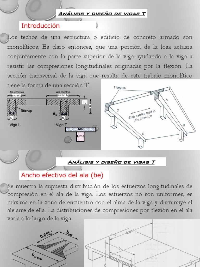 Análisis y Diseño de Vigas Te | Ingeniero civil | Carpintería