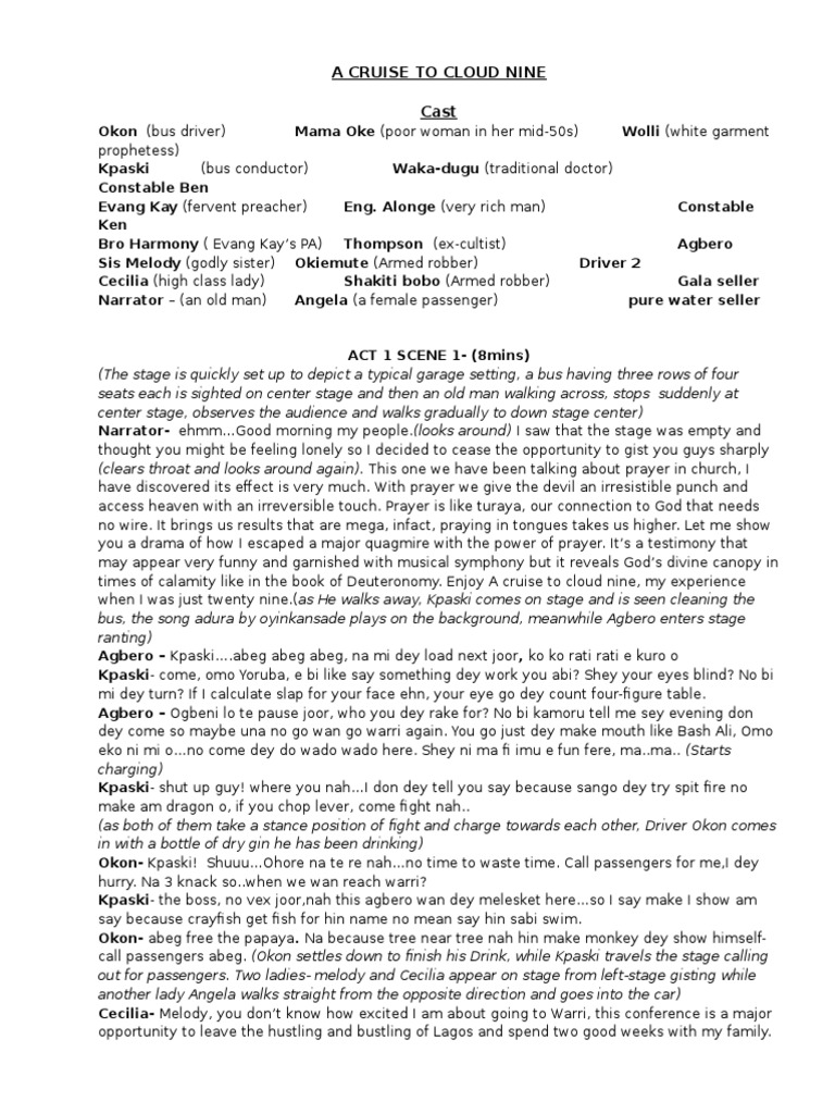 A Cruise To Cloud Nine | PDF | Prayer | Faith Healing