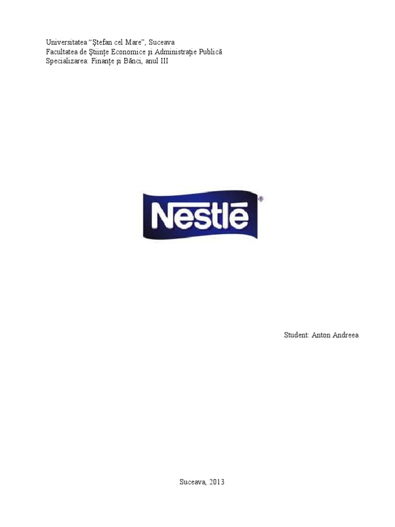Nestle | PDF
