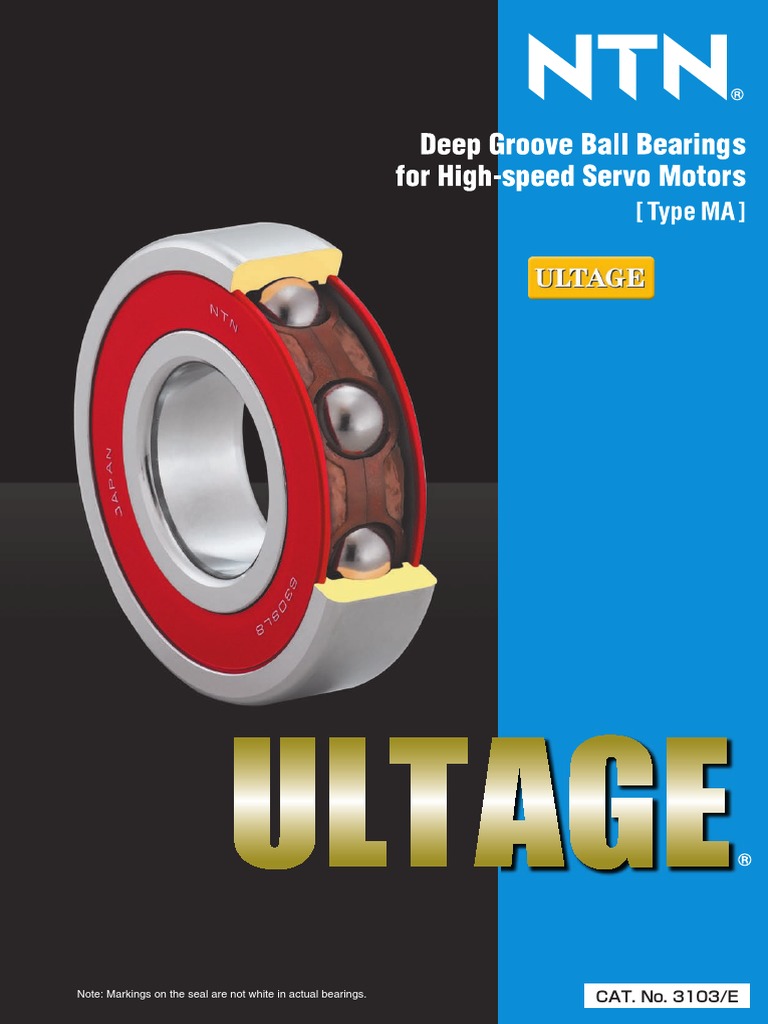 NTN Ultage Ball Bearings | PDF | Bearing (Mechanical) | Engineering ...