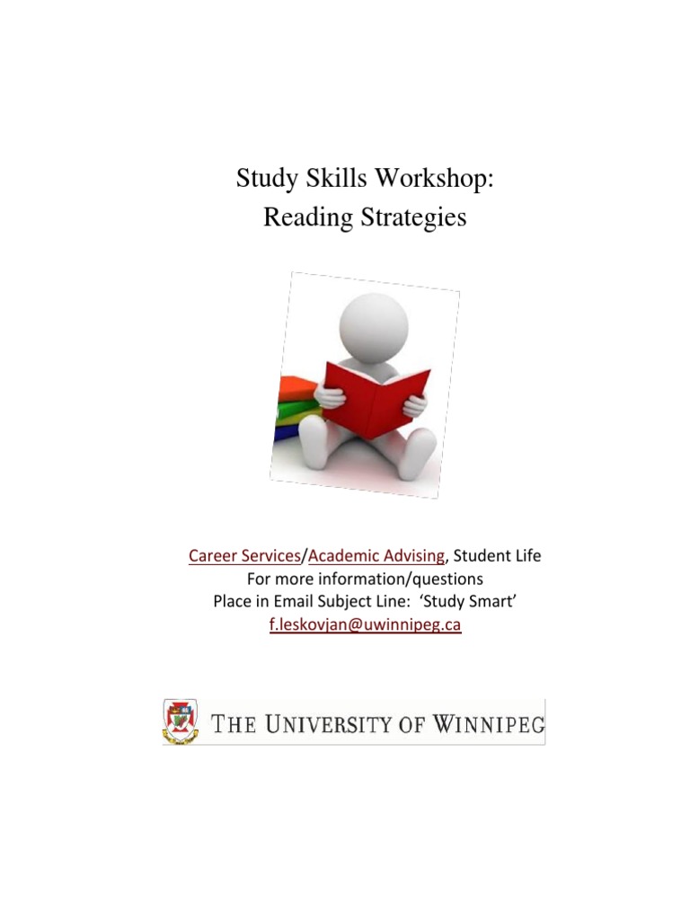 Study Skills Workshop: Reading Strategies: Career Services Academic ...