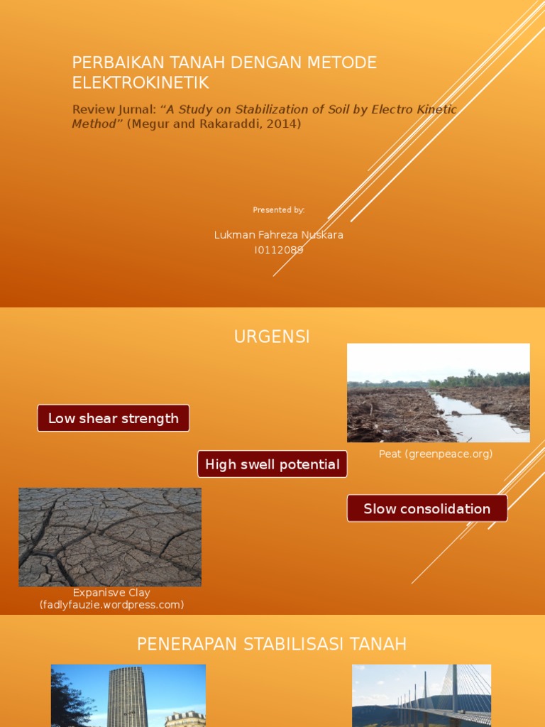 Elektrokinetik untuk Perbaikan Tanah | PDF | Soil | Soil Mechanics