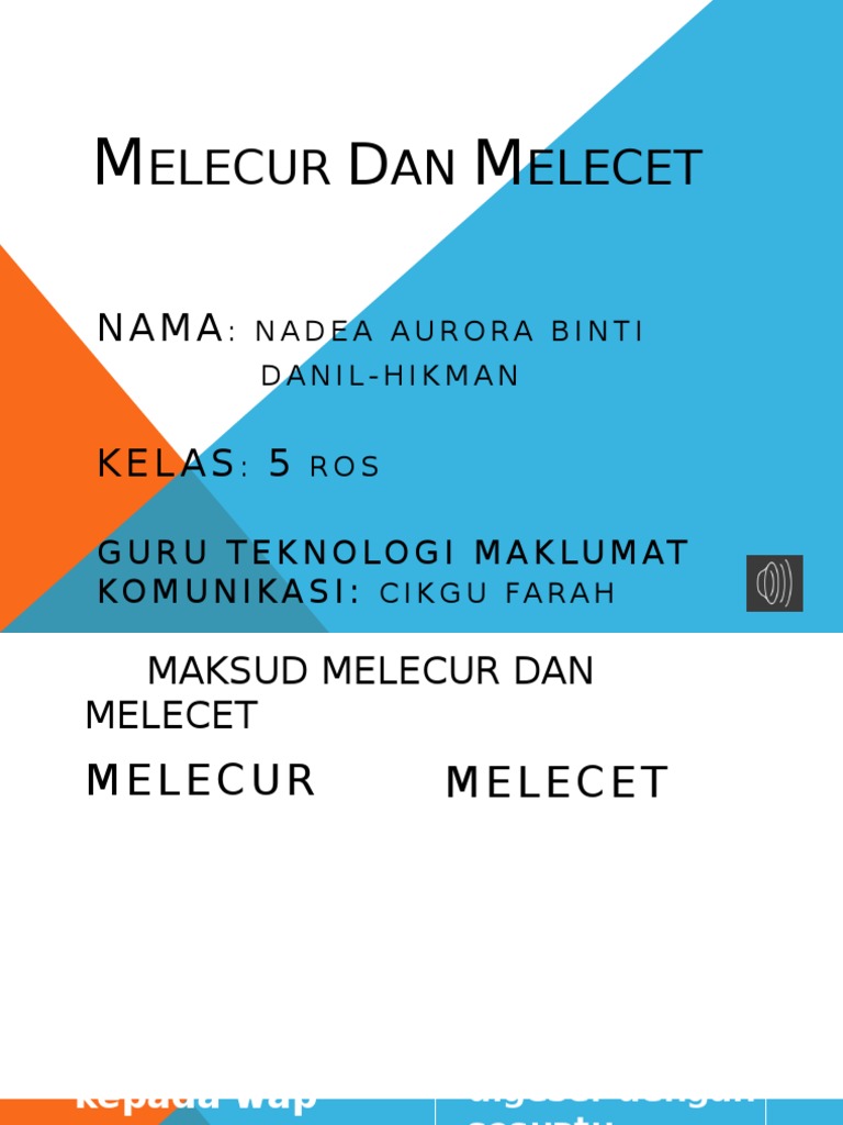 Melecur Dan Melecet | PDF
