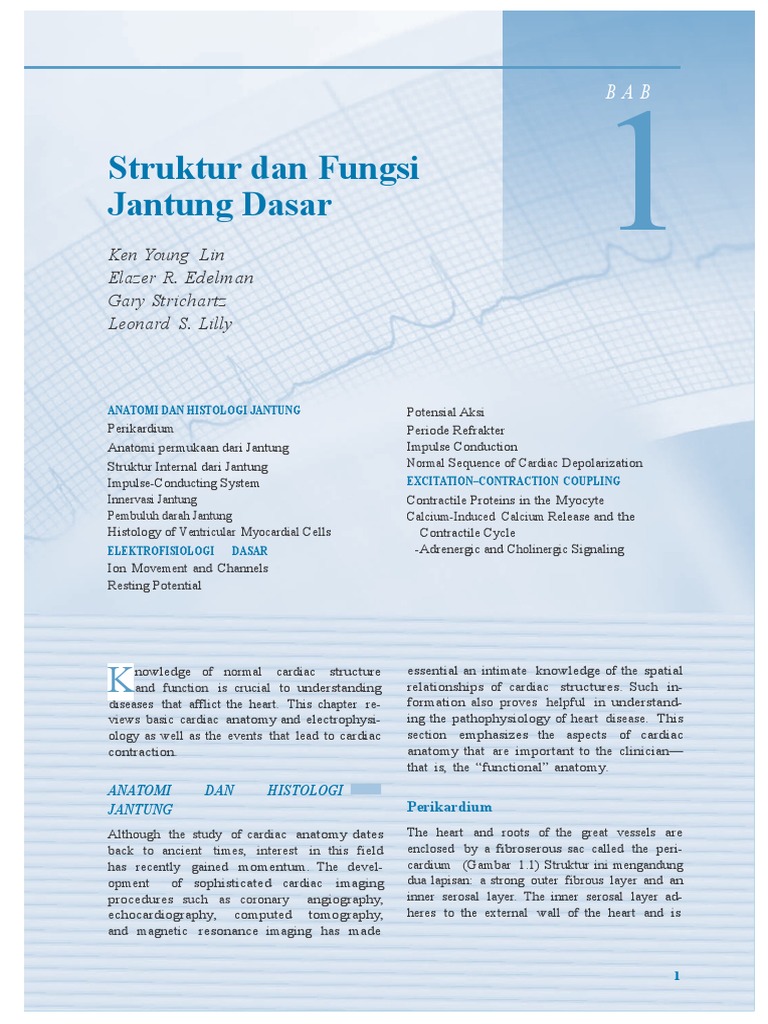 Struktur Dan Fungsi Jantung Dasar: Ken Young Lin Elazer R. Edelman Gary ...