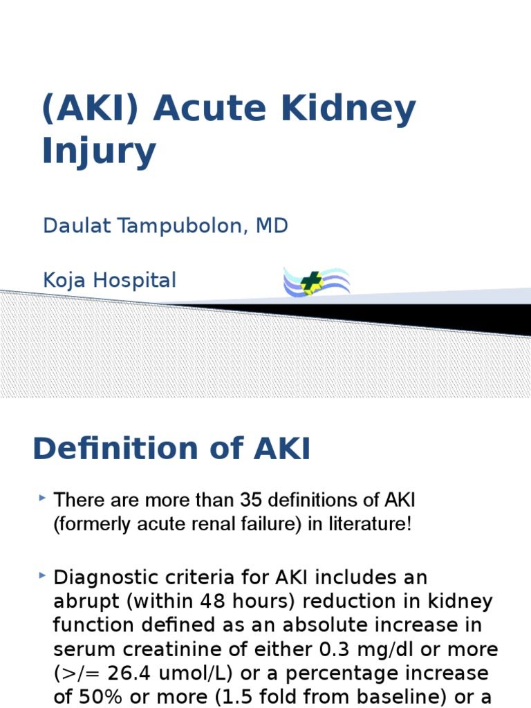 Understanding Acute Kidney Injury (AKI) | PDF | Kidney | Health Sciences