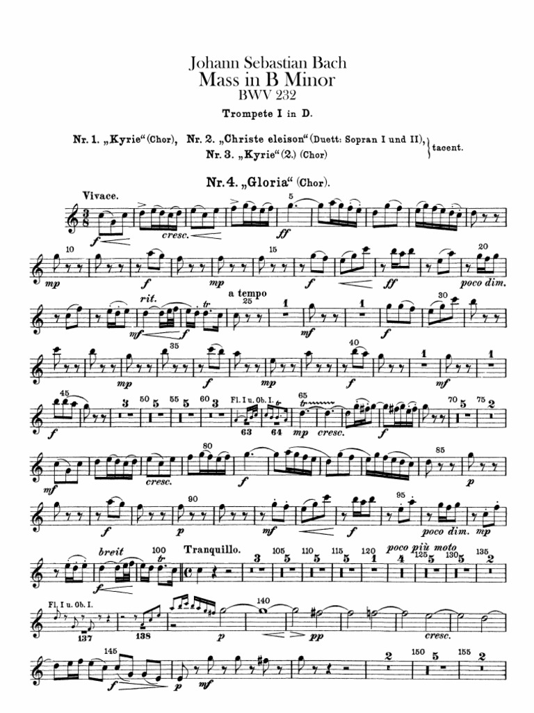 Bach B Minor Mass | PDF