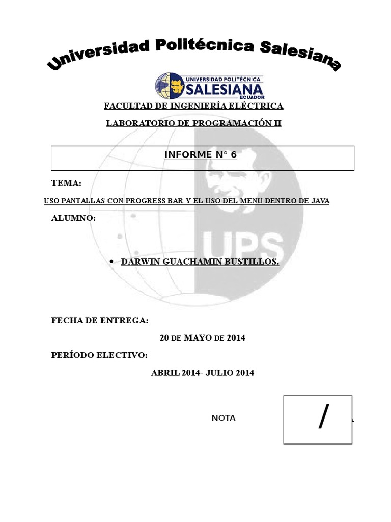 Uso Progress Bar En Java Pdf Java Lenguaje De Programación Hilo