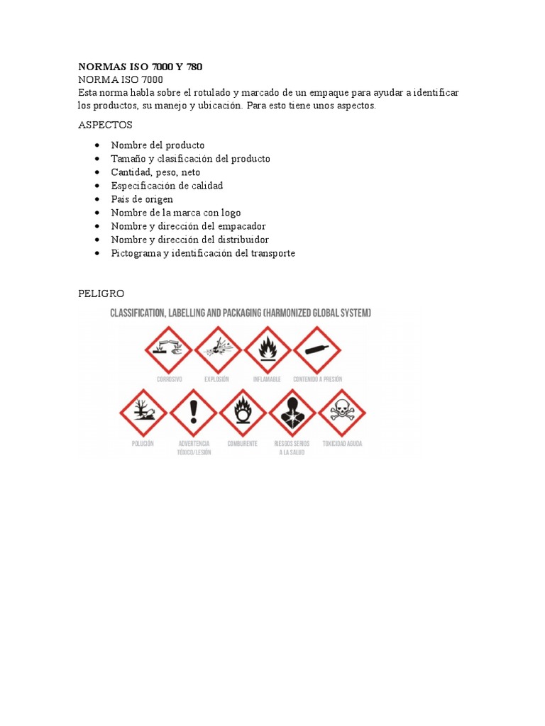 Normas Iso 7000 | PDF