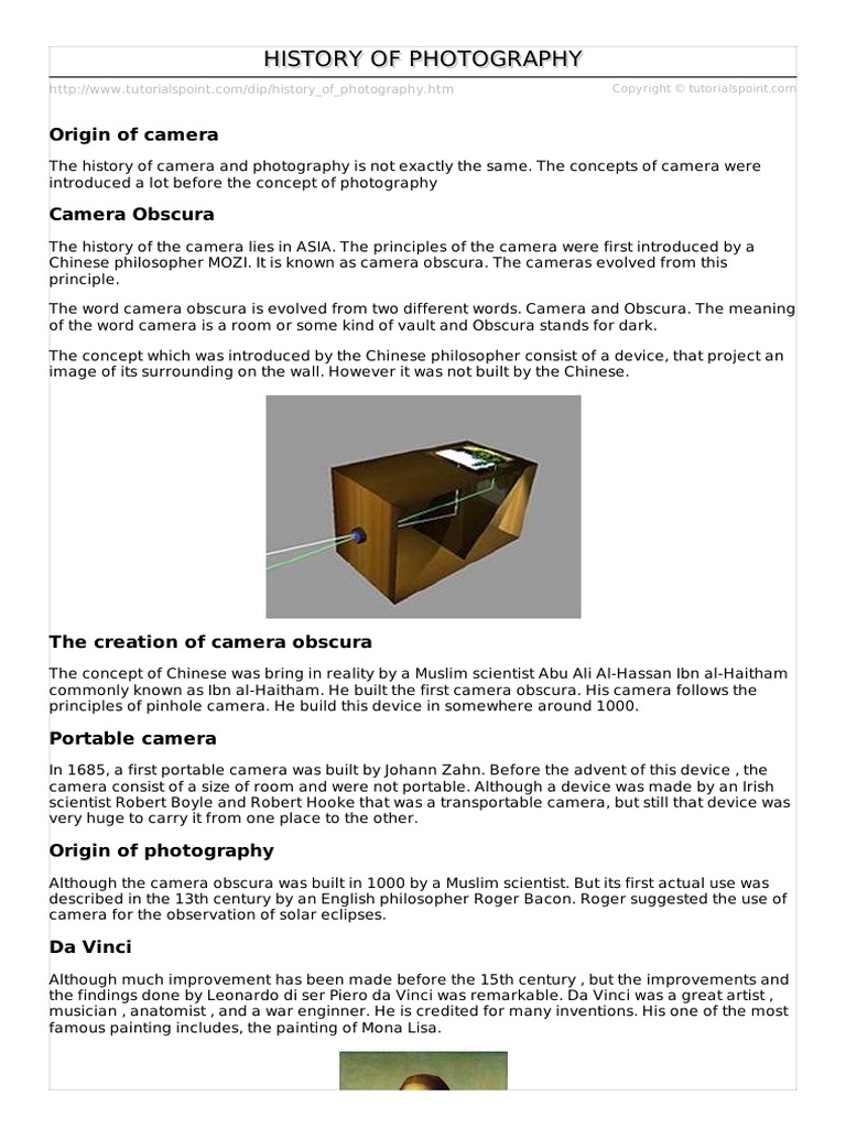 History of Photography | PDF | Camera | Digital Camera