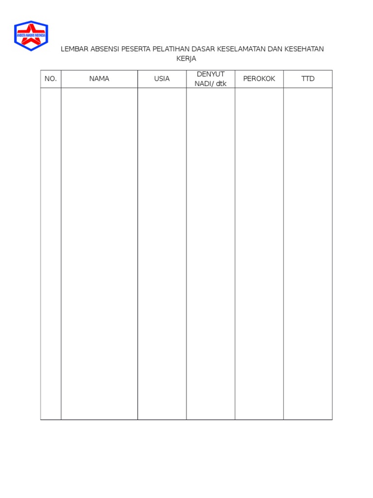 Lembar Absensi | PDF