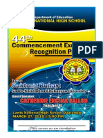 Graduation Rites Program Flow | PDF | Further Education