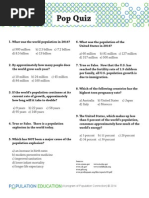 Popdev Quiz | PDF | Infant Mortality | Family Planning