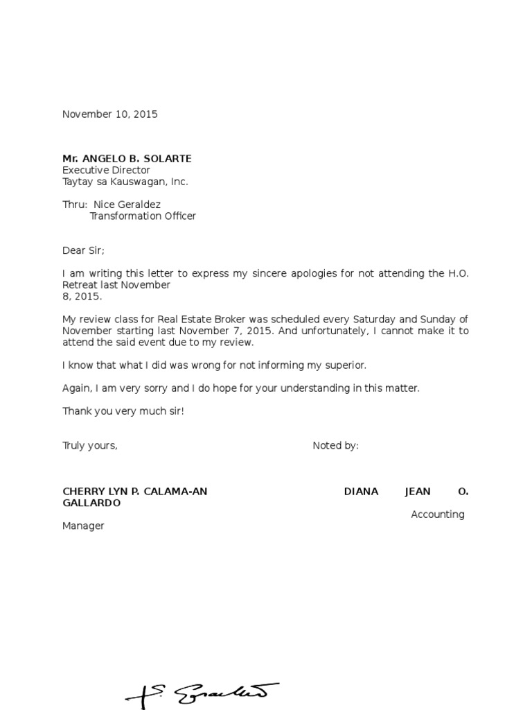 Letter of Explanation | PDF | Law