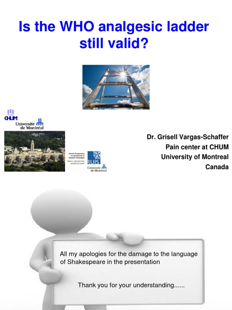 Who Analgesic Ladder | Download Free PDF | Analgesic | Pain Management