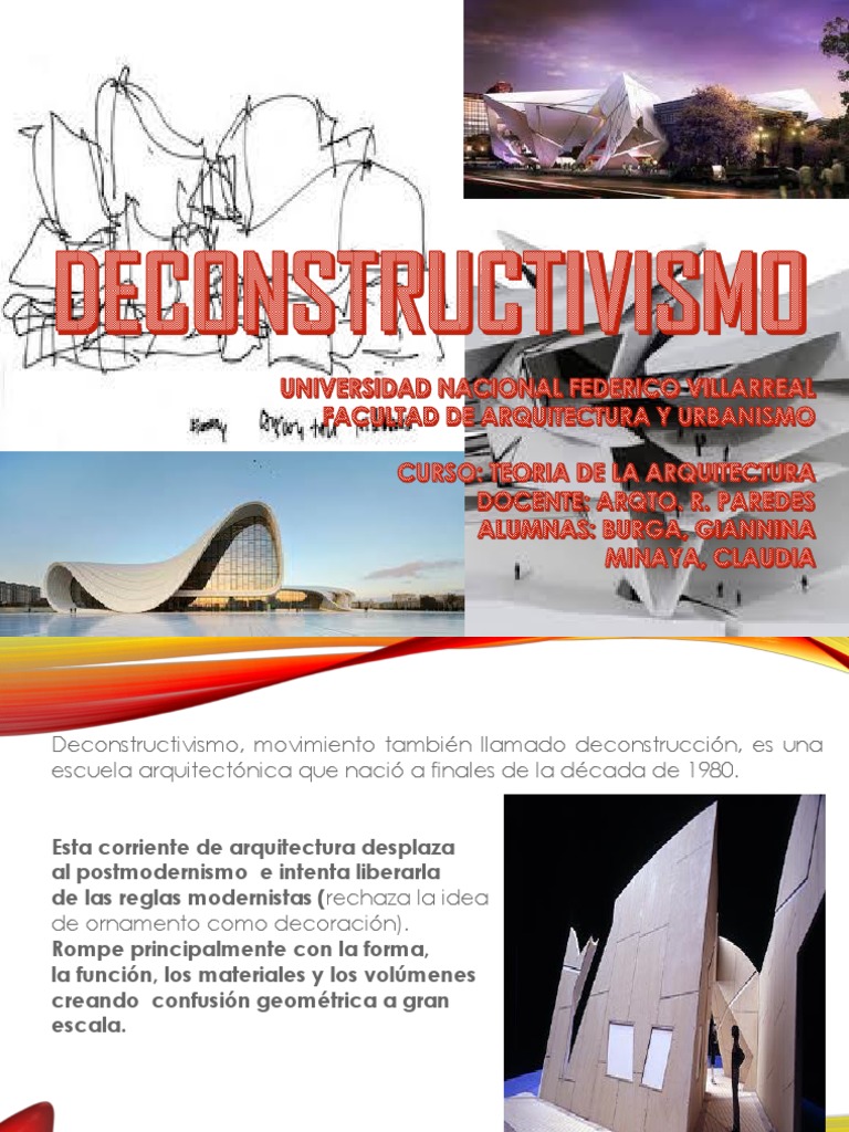 Deconstructivismo Expo | PDF | Movimientos de arte | Movimientos