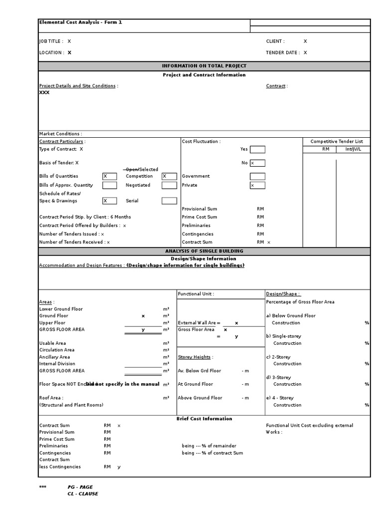 ECA Sample | PDF | Framing (Construction) | Architectural Elements