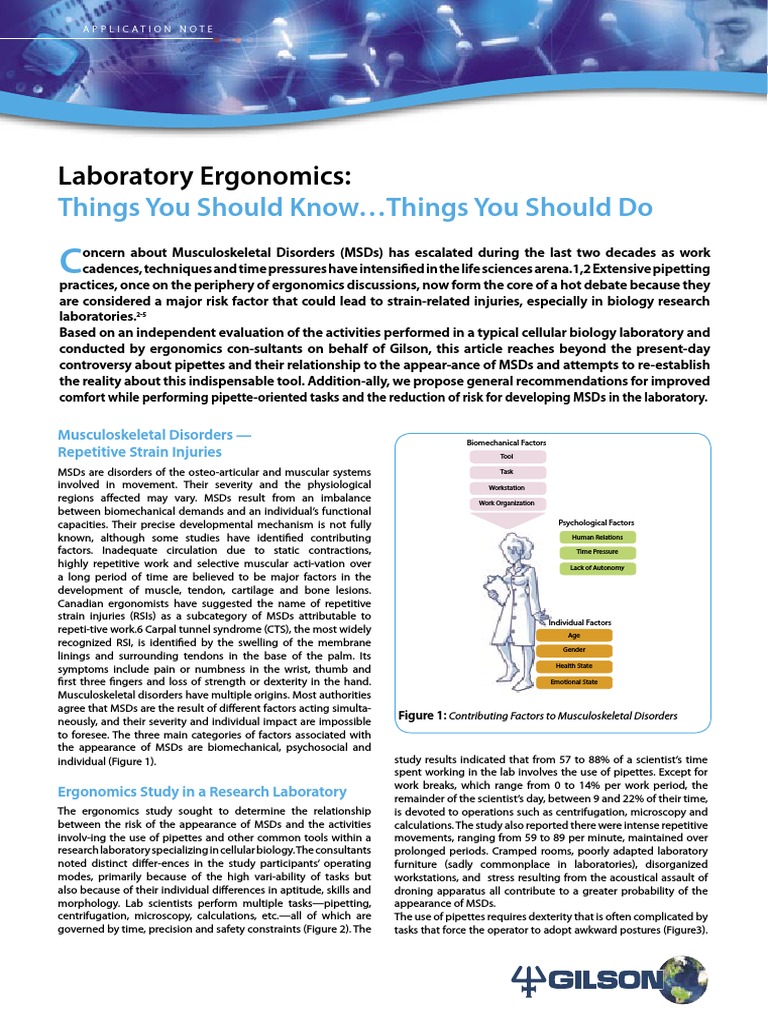 Laboratory Ergonomics | Download Free PDF | Human Factors And ...