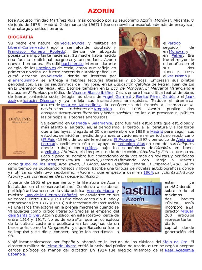 AZORÍN | PDF