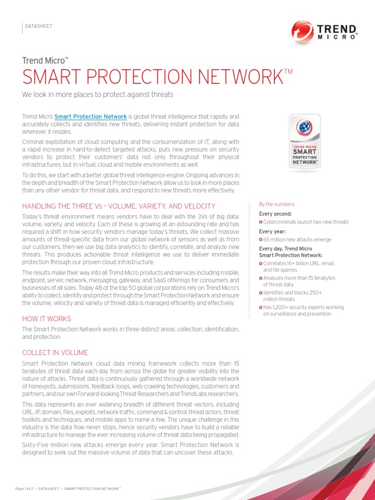 Smart Protection Network | PDF | Threat (Computer) | Cloud Computing