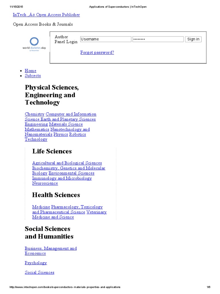 Applications of Superconductors - InTechOpen | PDF | Superconductivity ...