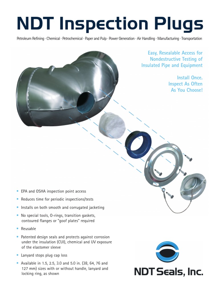NDT Plug Tech Data Sheet | PDF | Technology & Engineering